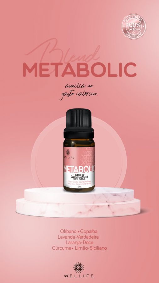 Wellife Oleo Essencial Blend Metabolic | Wellife