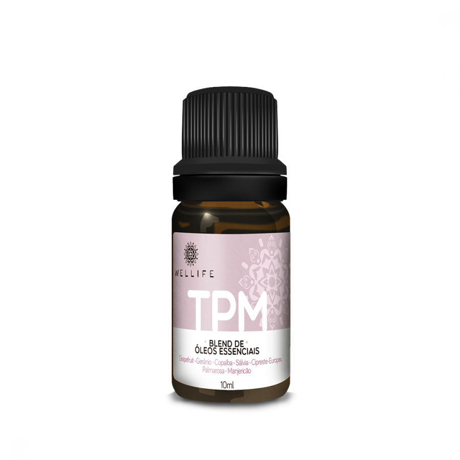 Óleo Essencial Blend TPM | Alívio Sintomas TPM | Wellife