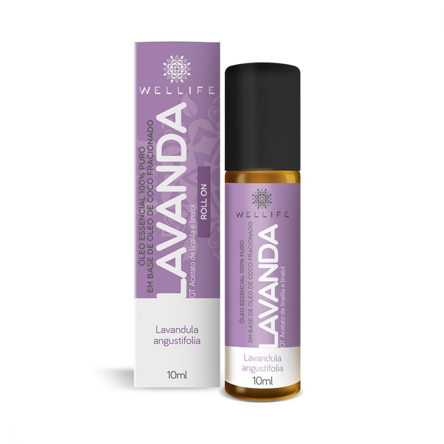 Wellife Óleo Essencial Roll on Lavanda 10ml | Wellife