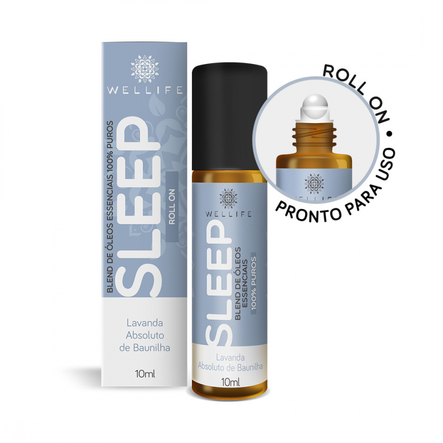 Wellife Óleo Essencial Blend Roll on Sleep 10 ml | Wellife
